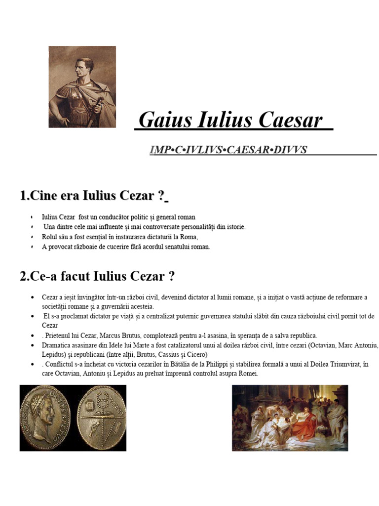 Iulius Cezar | PDF