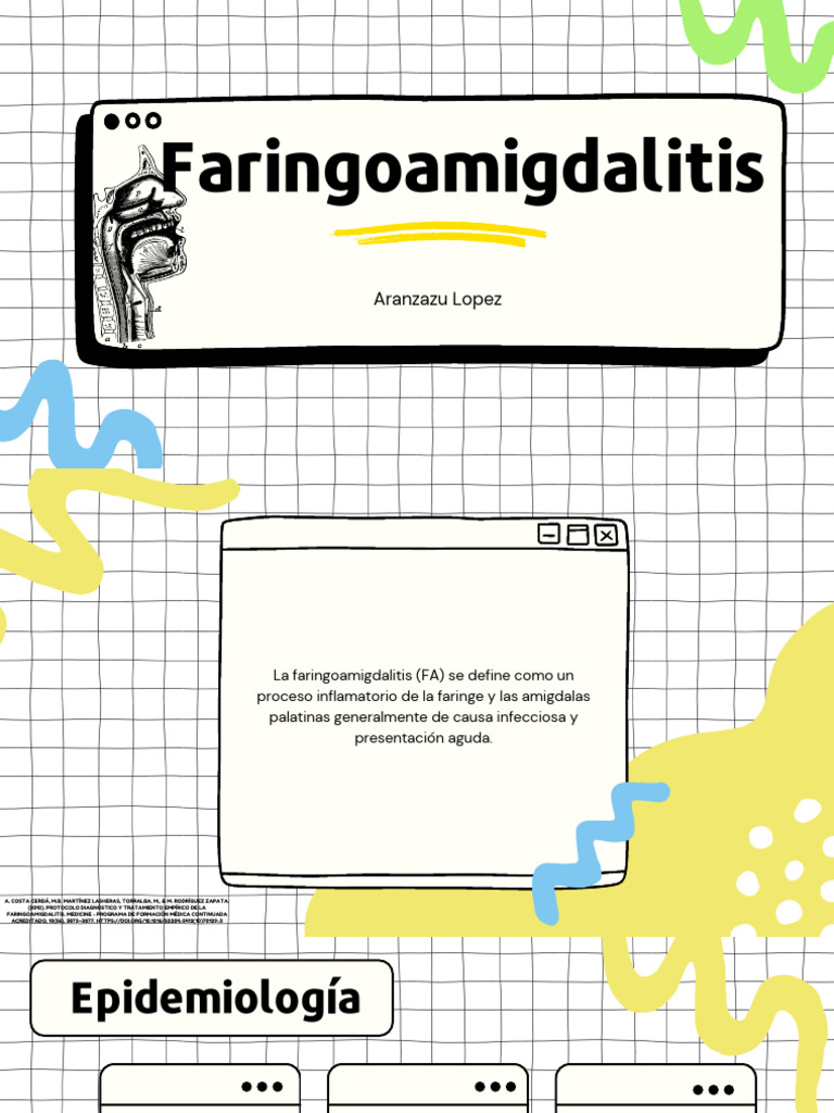 Faringoamigdalitis | Descargar gratis PDF | Cuidado de la salud | Medicina