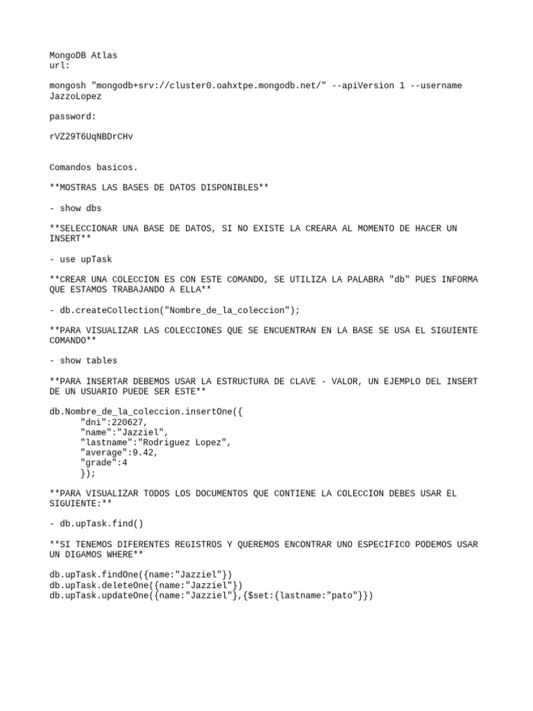 MongoDB Atlas | PDF MongoDB Atlas | PDF