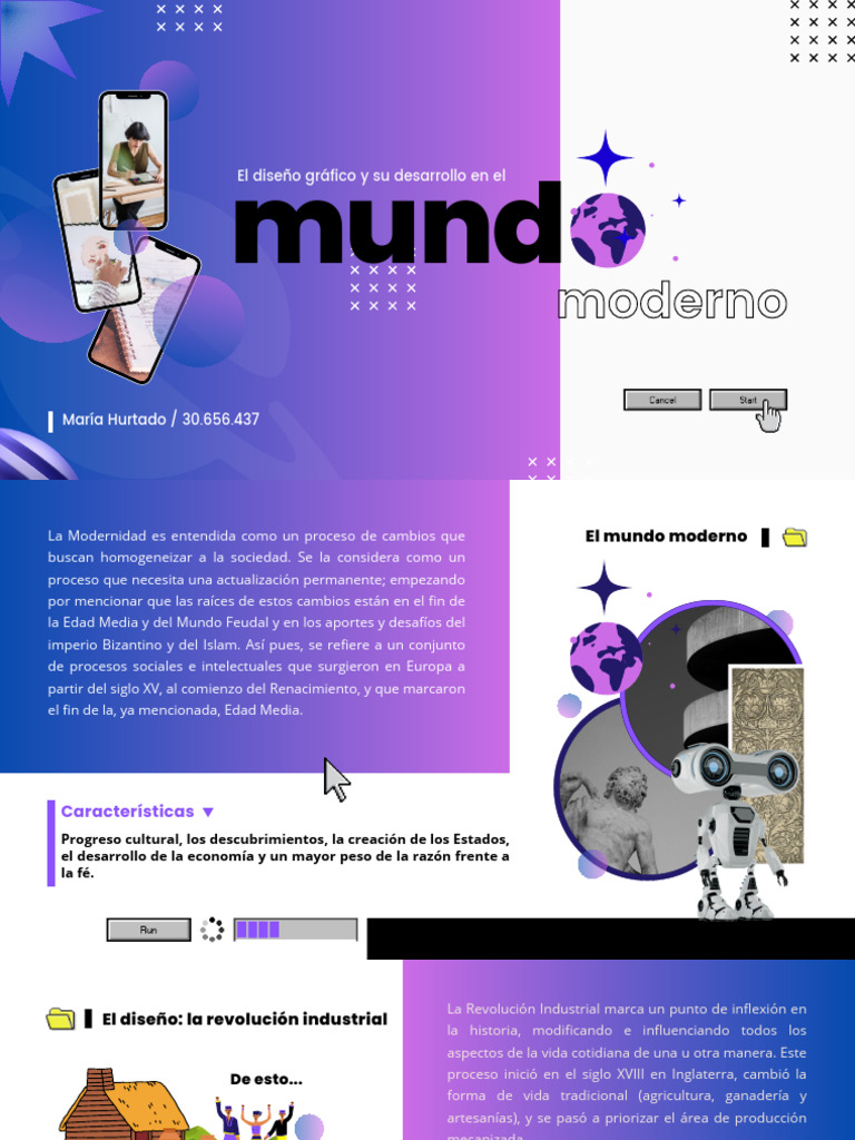 El Diseño en El Mundo Moderno - María Hurtado | PDF | Póster | Art Nouveau