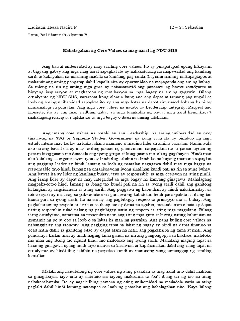 Sanaysay (FIL) | PDF