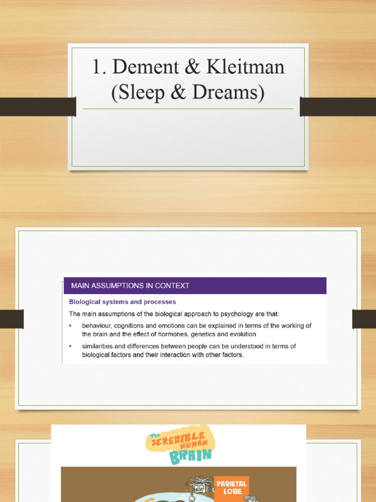 Dement & Kleitman (Sleep & Dreams) - 065052 | PDF | Sleep | Rapid Eye ...