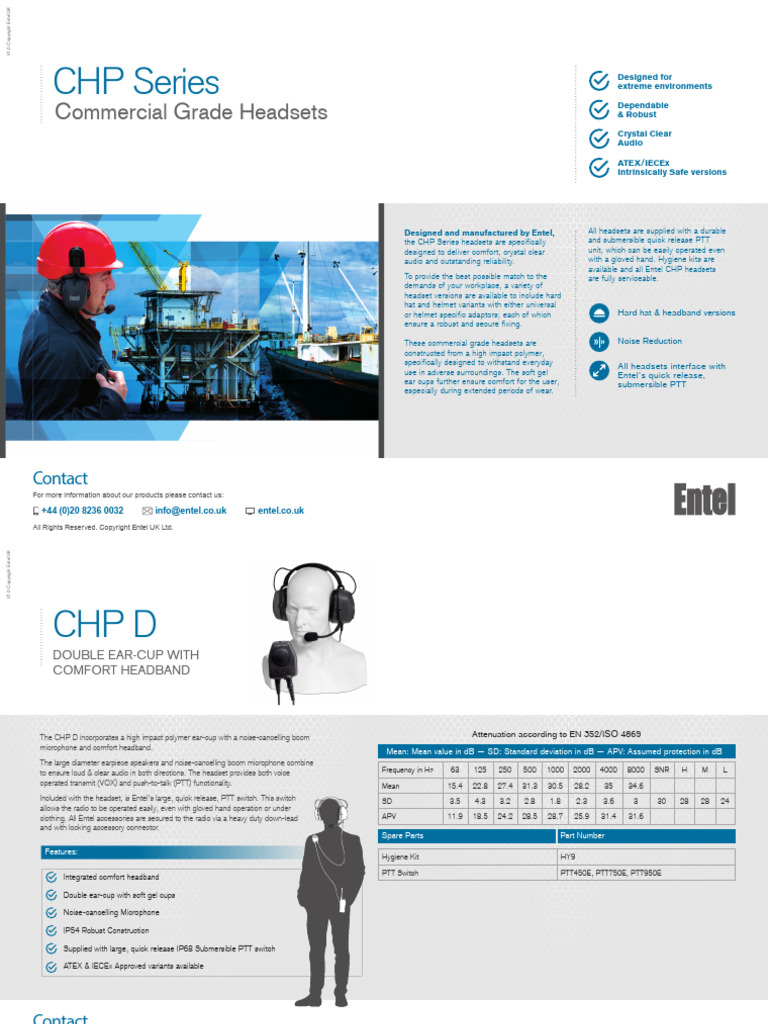 CHP Brochure | PDF | Headphones | Microphone