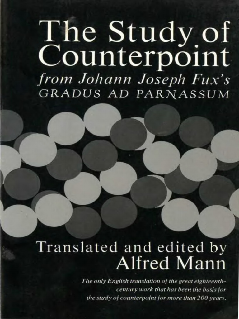Johann Joseph Fux, Alfred Mann - Study of Counterpoint - From Johann ...