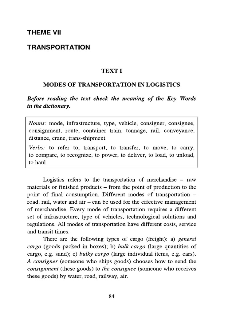 Act1 - Modes of Transportation | PDF