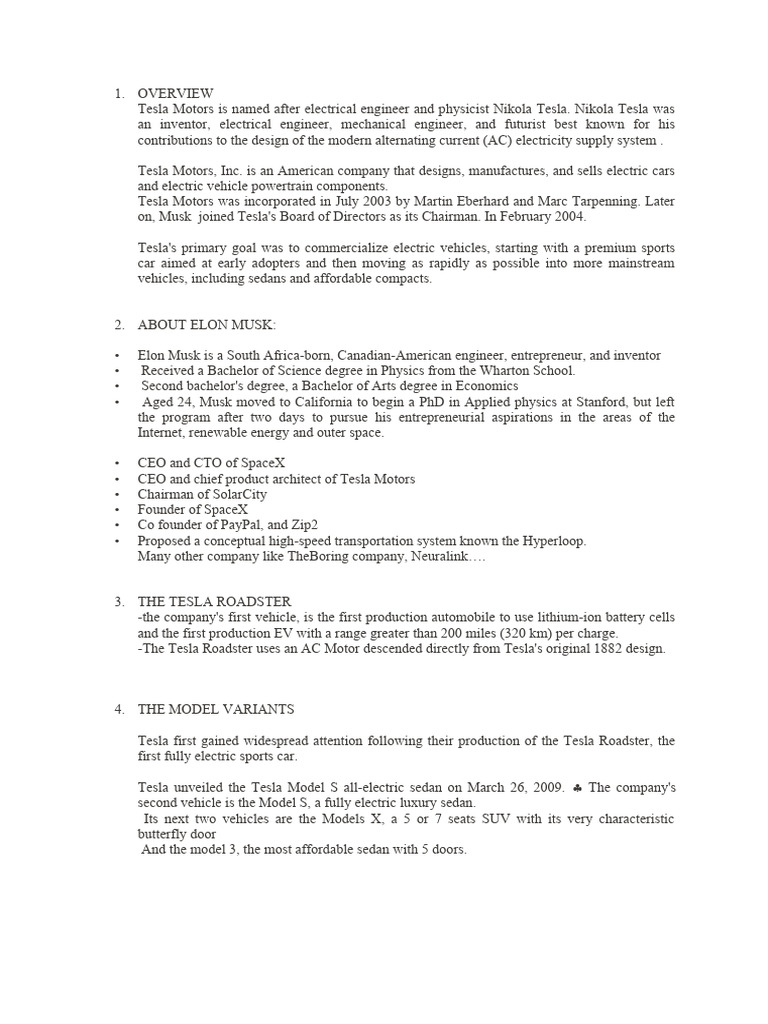 Tesla Script | PDF | Electric Vehicle | Tesla Model S