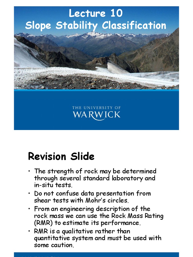 10 Slope Stability Classification-New | PDF | Geotechnical Engineering ...