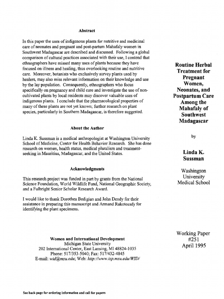 WP251 | PDF | Pregnancy | Childbirth