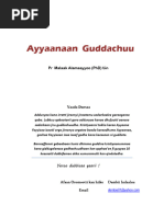 Tooftaa Lallabaa (Homiletics) | PDF