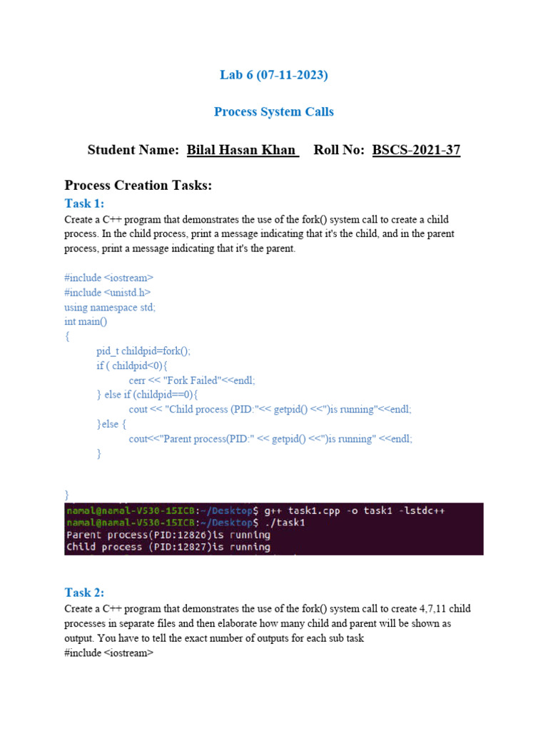 OS Lab6 | PDF | Software Development | Software Engineering