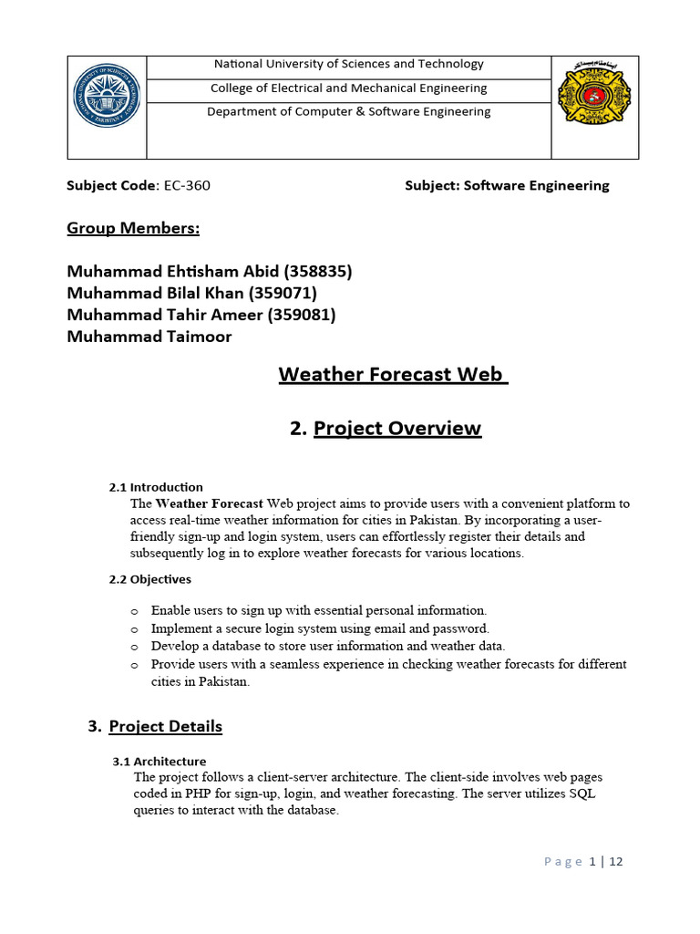 Project Report Tahir, Bilal, Taimoor, Ahtisham | PDF | World Wide Web | Internet & Web