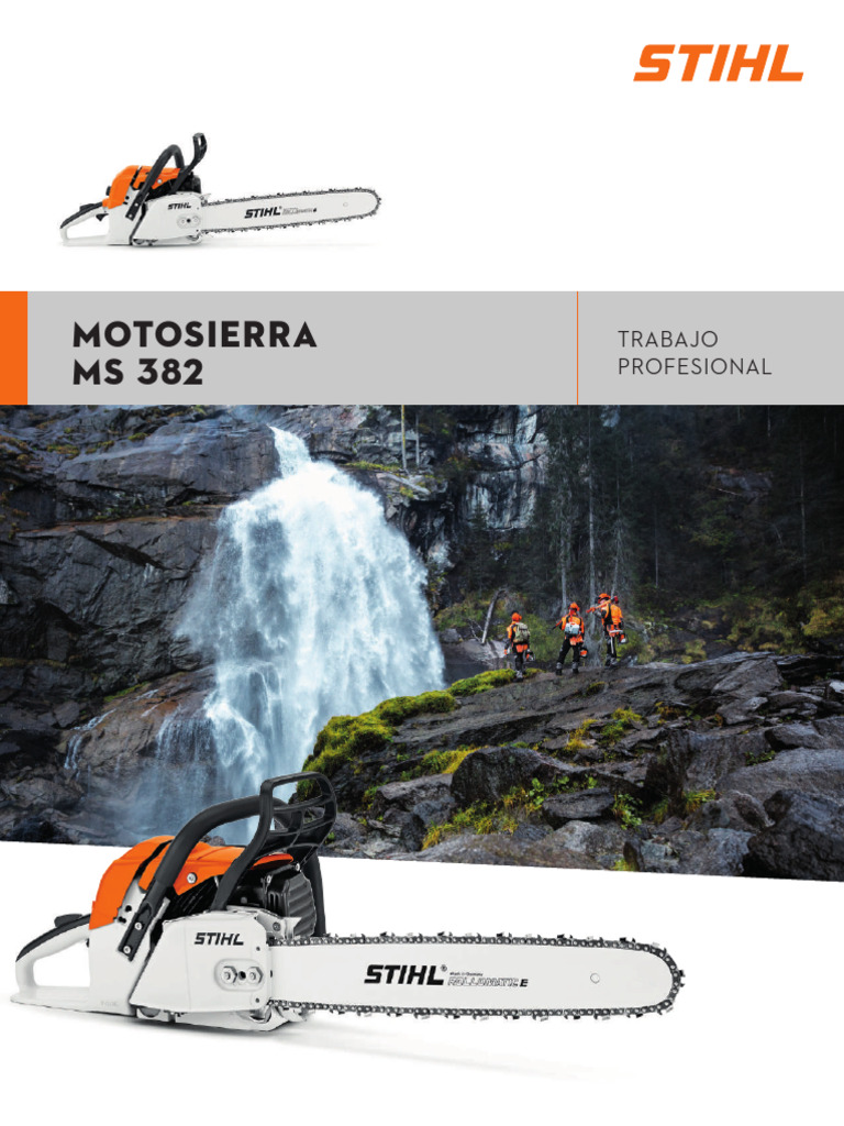Item 8 - Motosierra - MS382 | PDF | Máquinas | Ingeniería mecánica