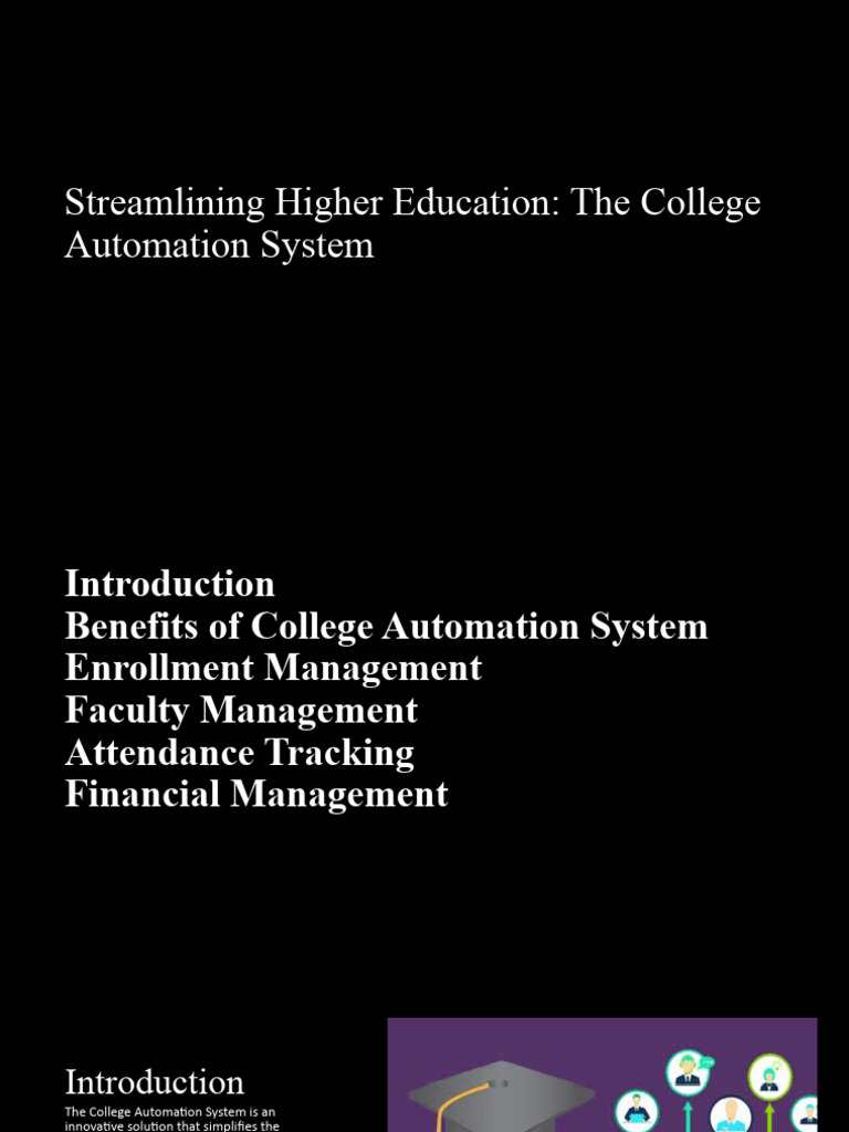 Streamlining Higher Education | PDF | Automation | College