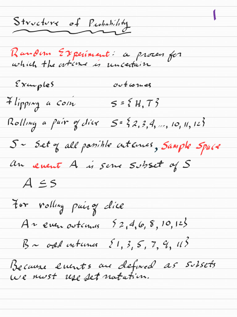 Probability Review - 240117 - 145014 | PDF