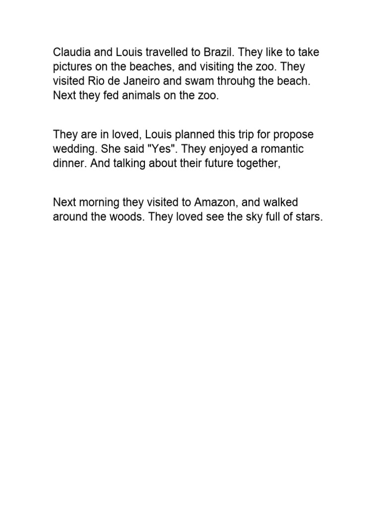 Texto Con Verbos Irregulares | PDF