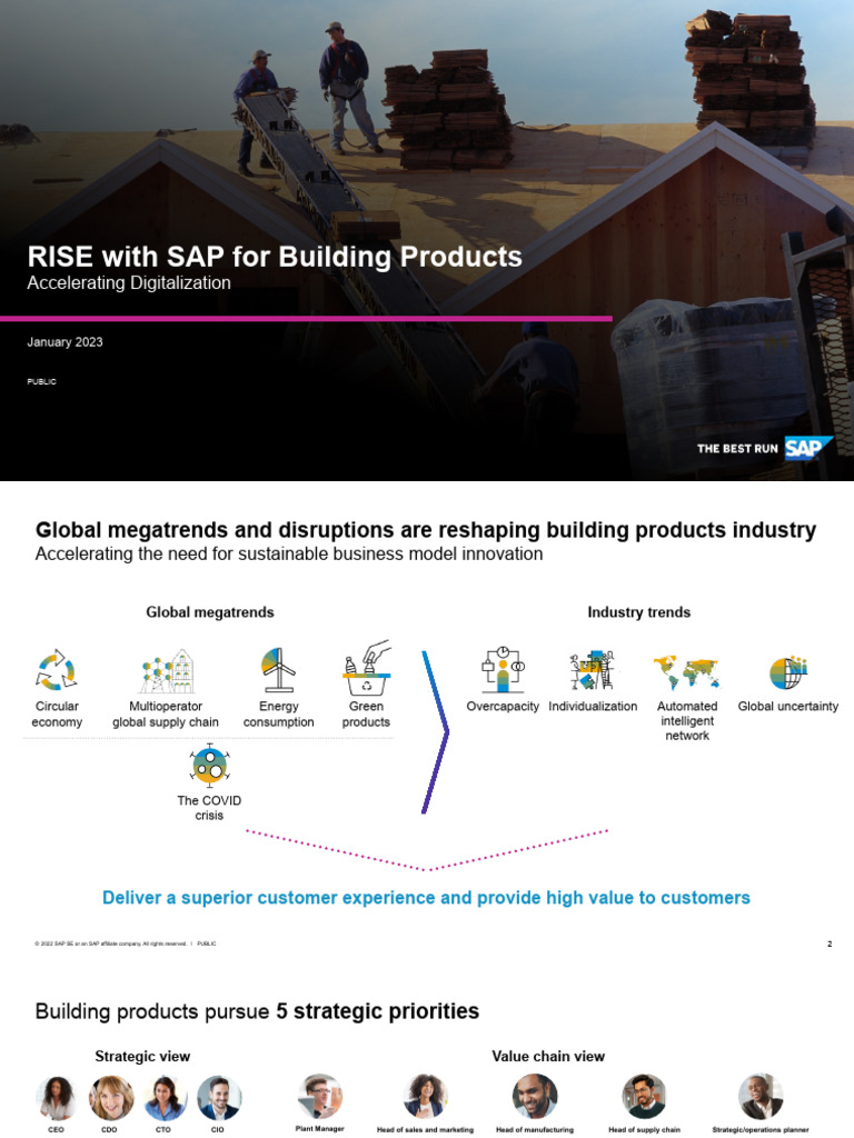 RISE With SAP For Building Products - L1 Presentation | PDF | Logistics ...