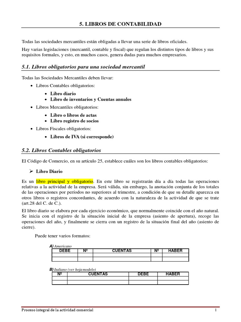 TEO CONT Tema 5 Libros de Contabilidad | PDF | Contabilidad | Impuestos