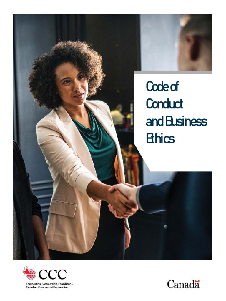 CCC Code of Conduct and Business Ethics | PDF