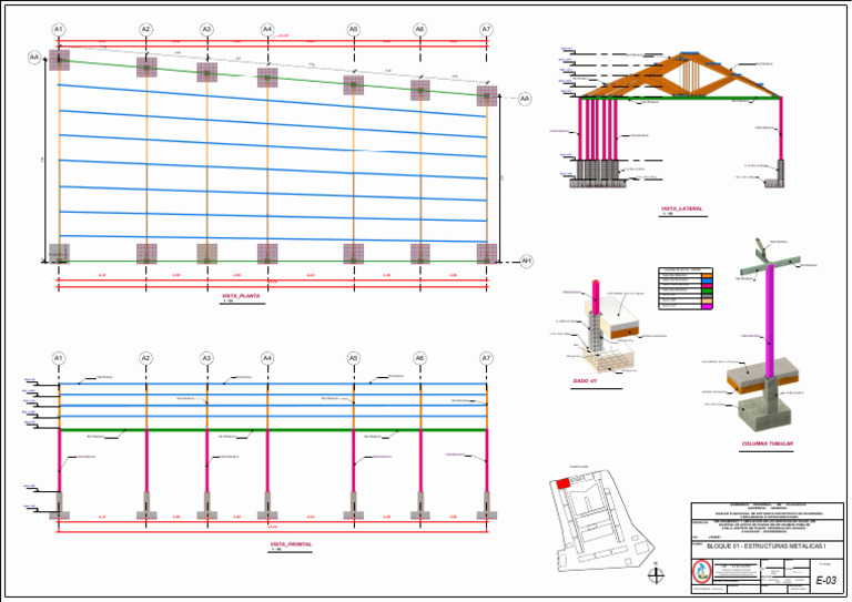 E-03 - Bloque 01 - Estructuras Metalicas I | PDF
