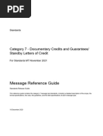 SWIFT Standards 2023 - Release Notes | PDF | Letter Of Credit | Information
