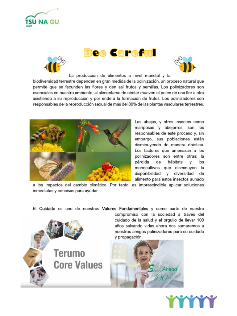 Tsu Na Gu Bee Careful Esp | PDF | Polinización | Organismos