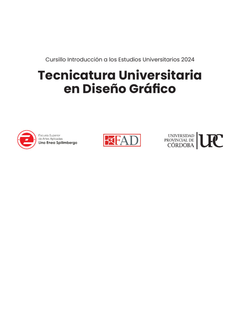 CIEU T.U Diseno Grafico 2024 | PDF | Diseño | Pensamiento