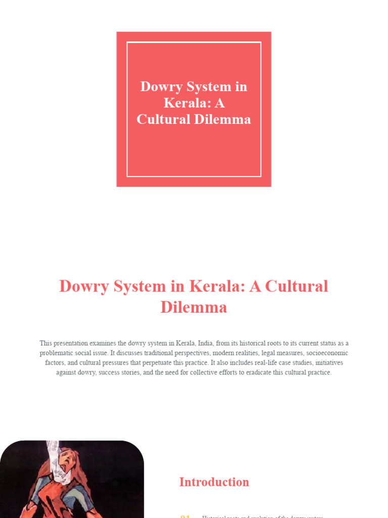 Dowry System in Kerala - A Cultural Dilemma | PDF | Family | Marriage
