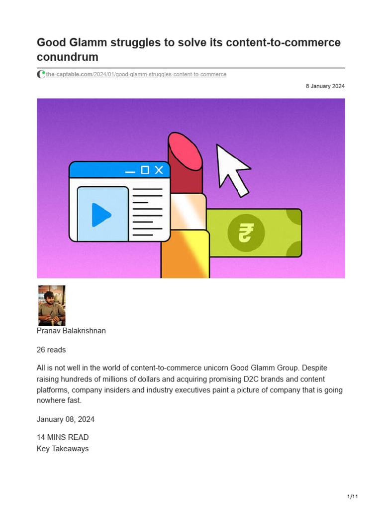 Is Content Commerce Really Working For India | PDF | Retail | Brand