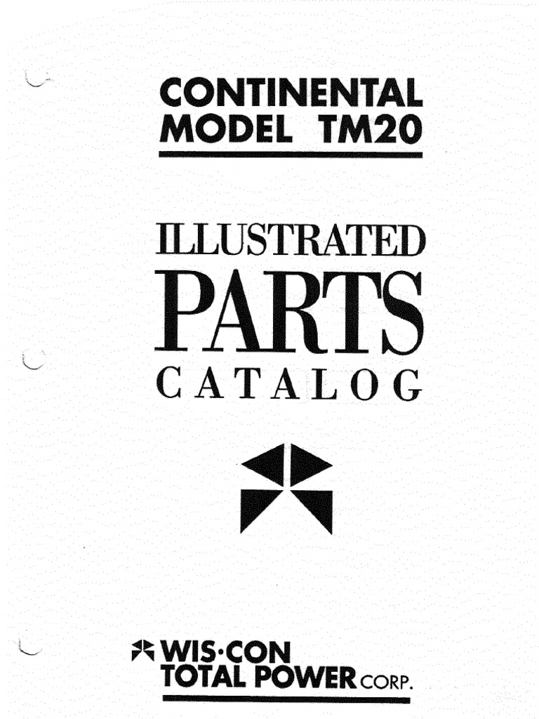 Continental TM20 Parts | PDF