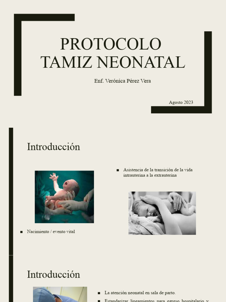 TAMIZ NEONATAL Ago-23 | PDF | Infantes | Ojo humano