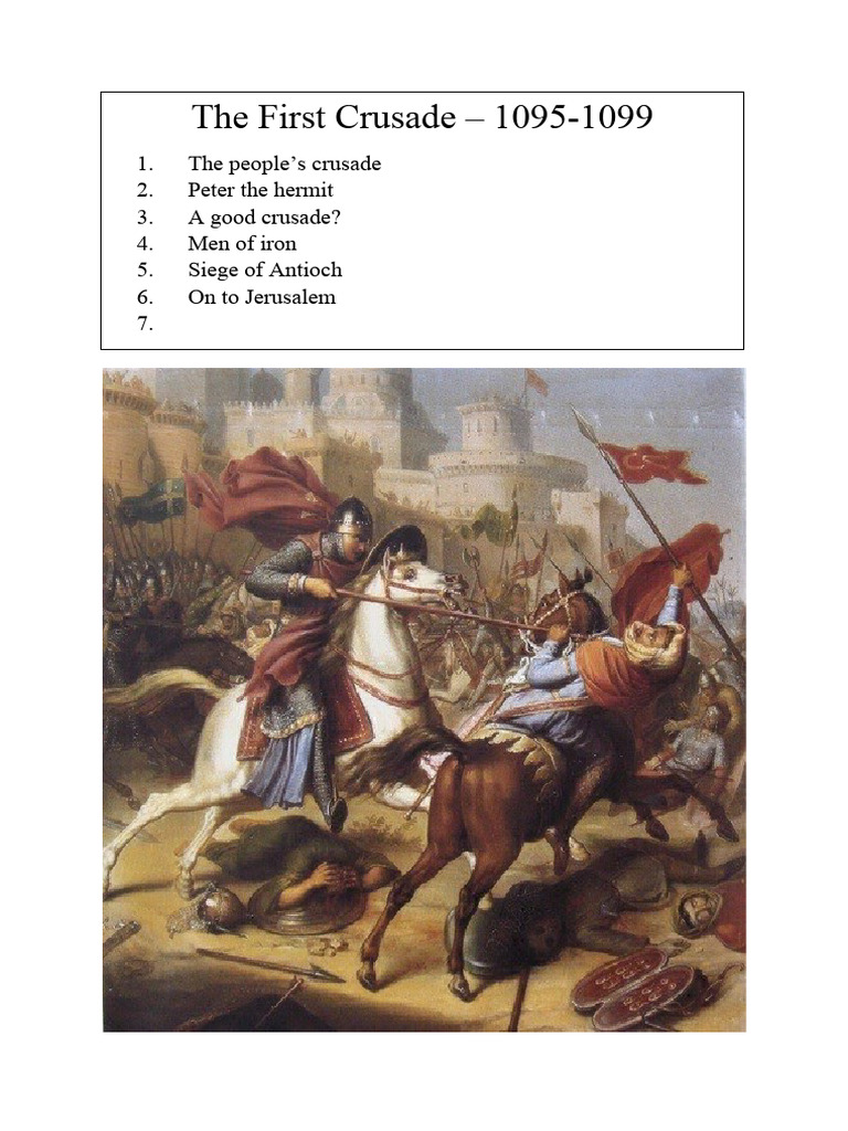 Video-lessons-on-the-First-Crusade 10 | PDF | Crusades | High Middle Ages