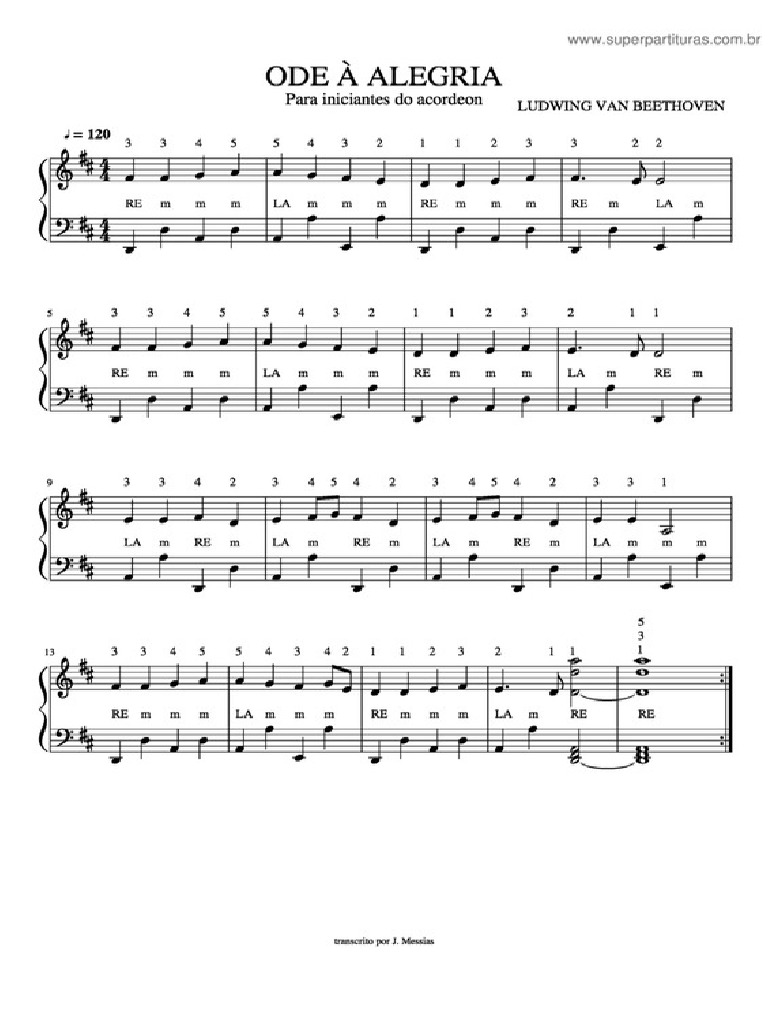 Ode A Alegria | PDF