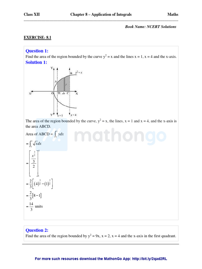 Ns Xii Aoi | Download Free PDF | Area | Equations