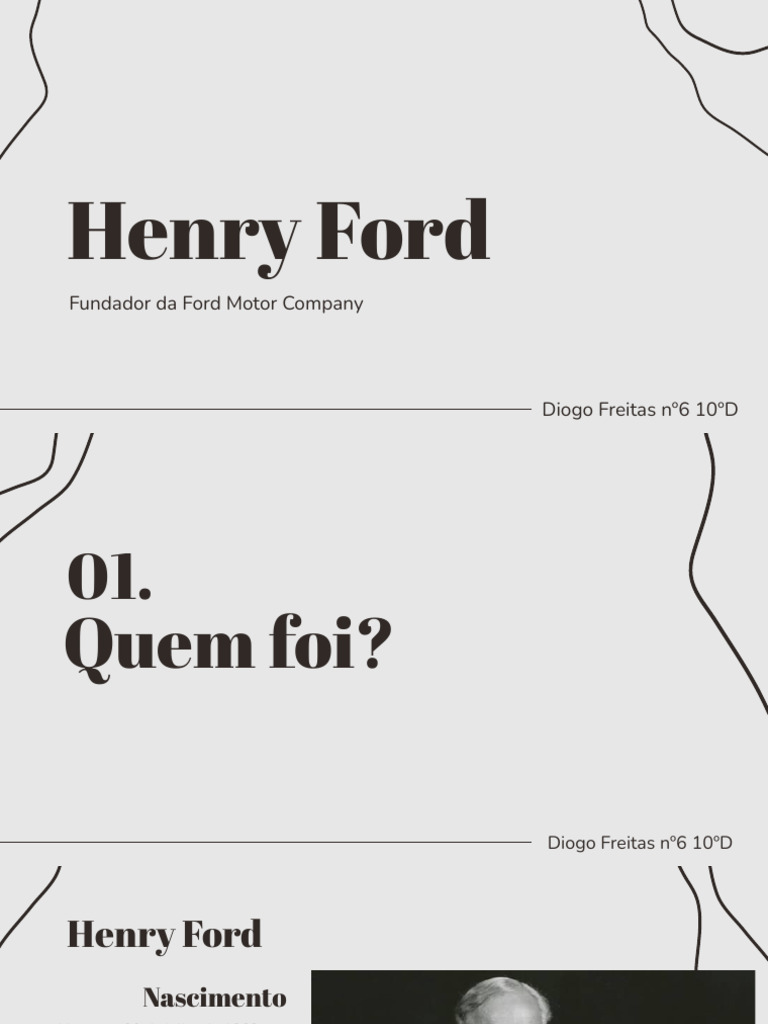Biografia de Henry Ford: Vida e Legado | PDF