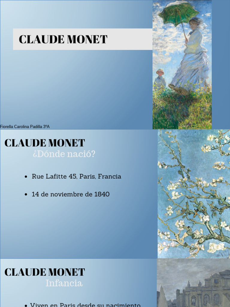 Claude Monet | PDF | Clásicos