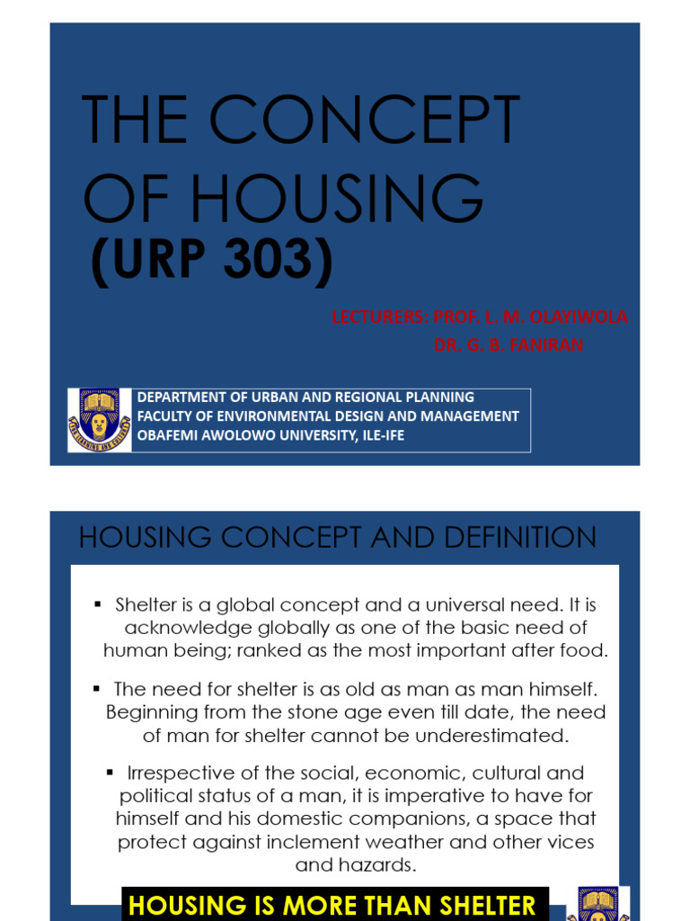 Housing Concept | PDF