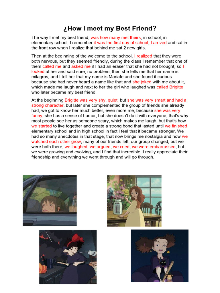 How I Meet My Best Friend | PDF