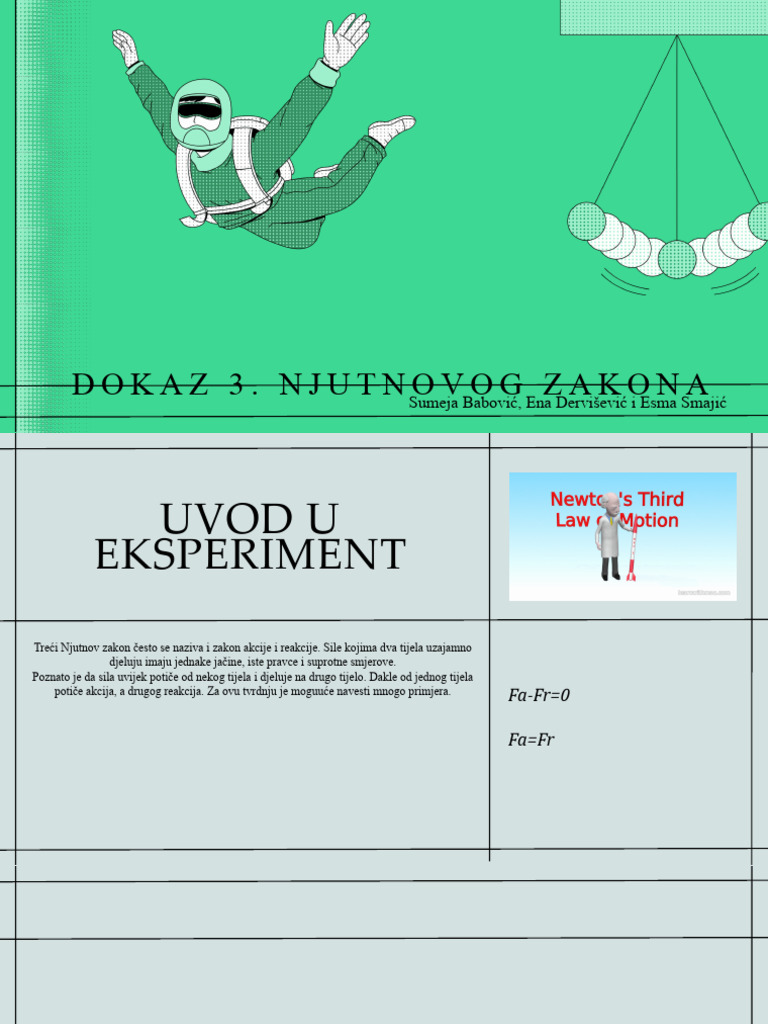 Dokaz 3. Njutnovog Zakona | PDF