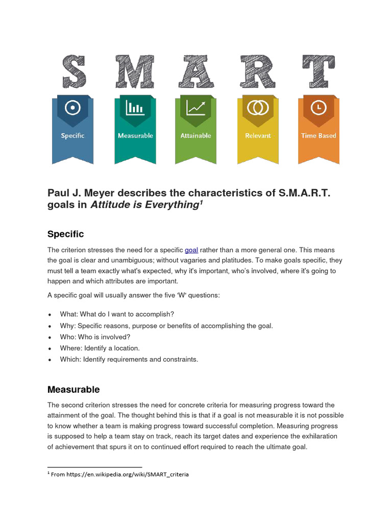 SMART Objectives | PDF | Goal | Scientific Theories