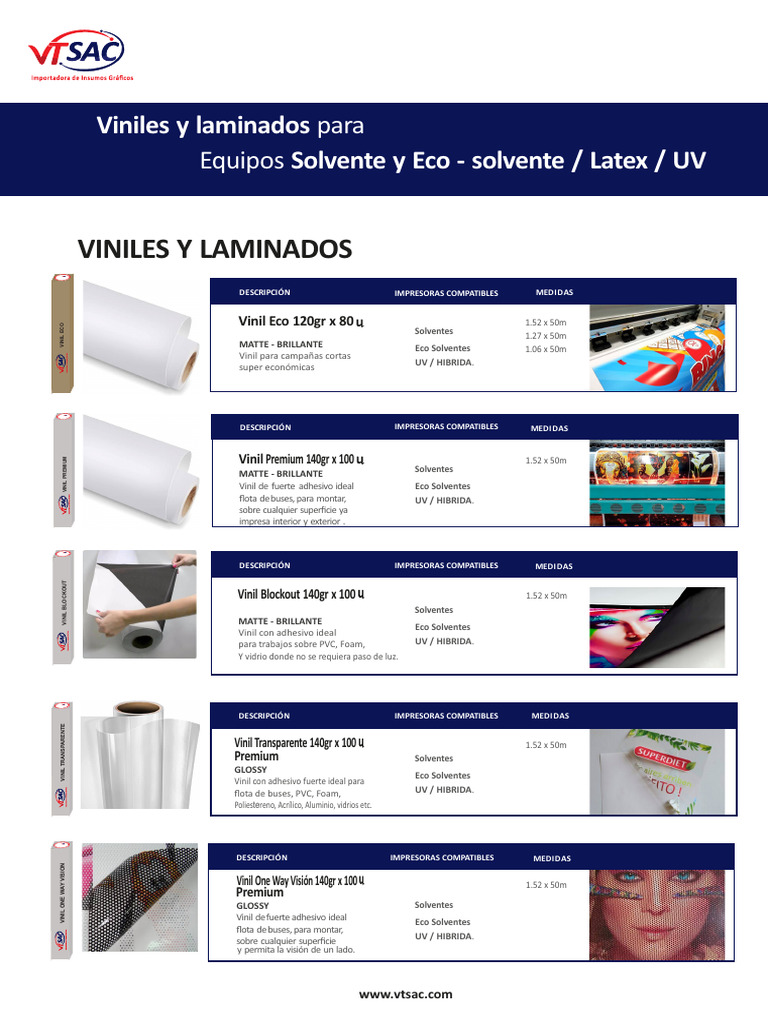 Catalogos Viniles | PDF | Laminado (metalmecánica) | Materiales