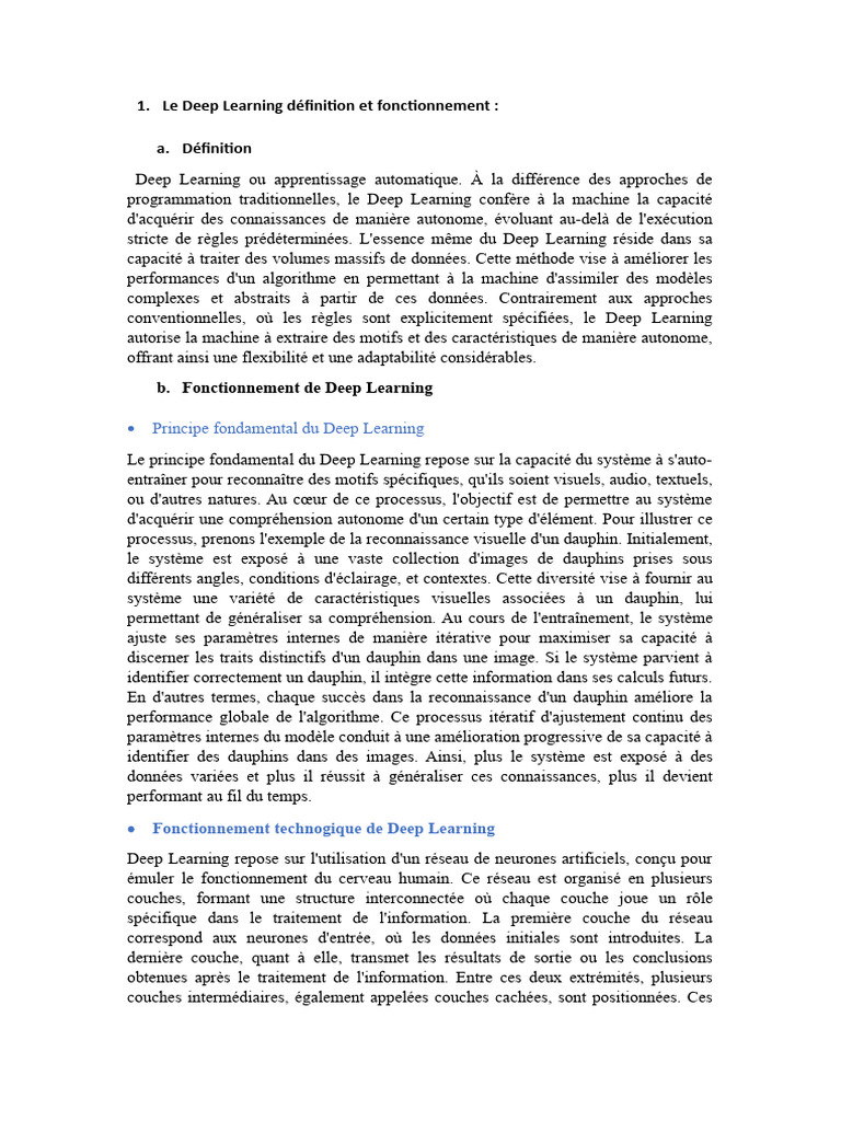 Deep Learning et MediaPipe expliqués | PDF | Apprentissage profond ...