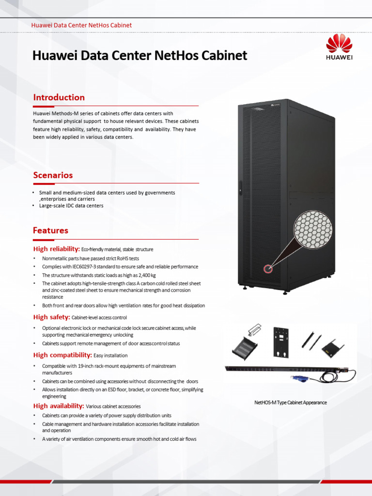 Huawei Gabinete - Indoor | PDF | Data Center | Manufactured Goods