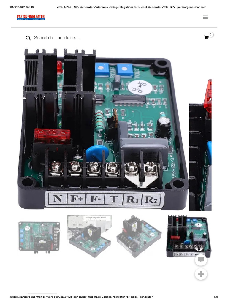 AVR GAVR-12A Generator Automatic Voltage Regulator for Diesel Generator AVR-12A ...