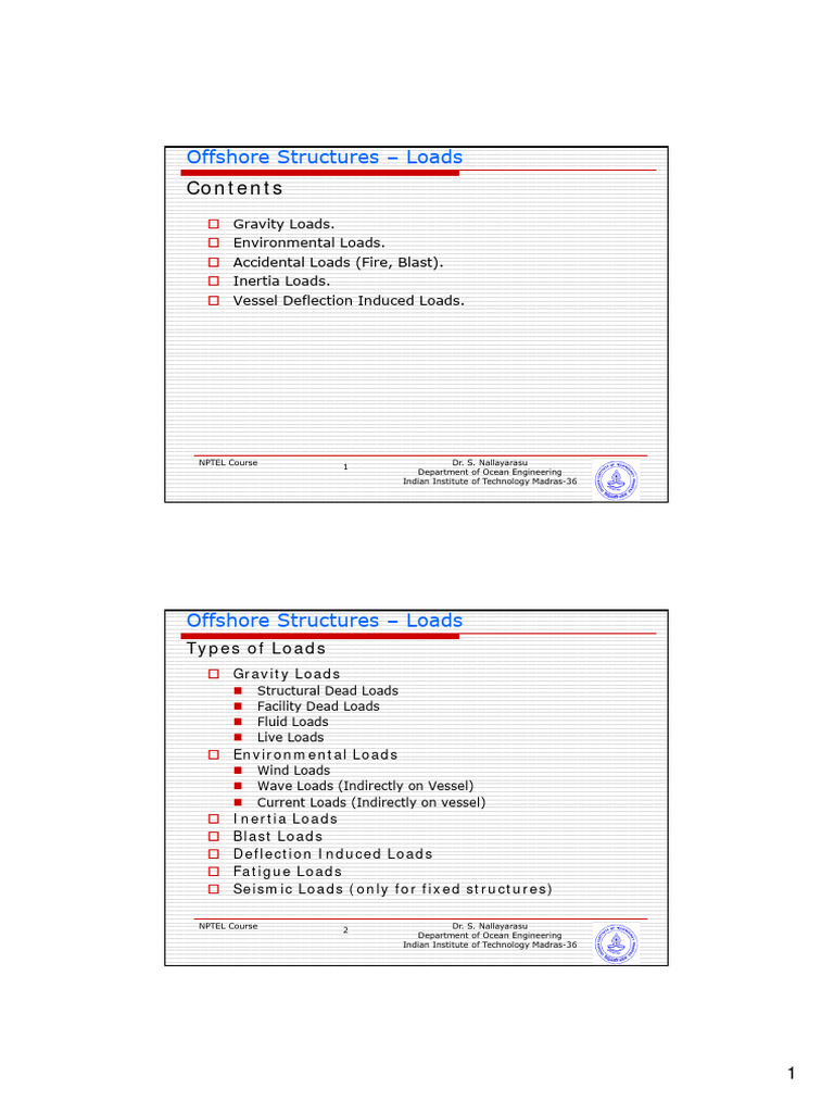 Module 1 - Lecture 3 (Dead and Wind Loads) | PDF | Wound | Structural Load