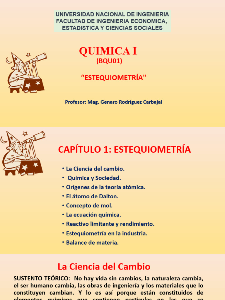 CAPÍT 1 Estequiometría | PDF | Estequiometría | Química