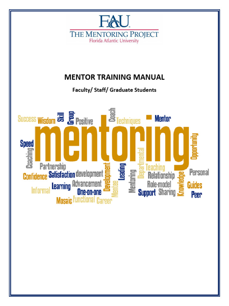 Mentorship Guide | Download Free PDF | Mentorship