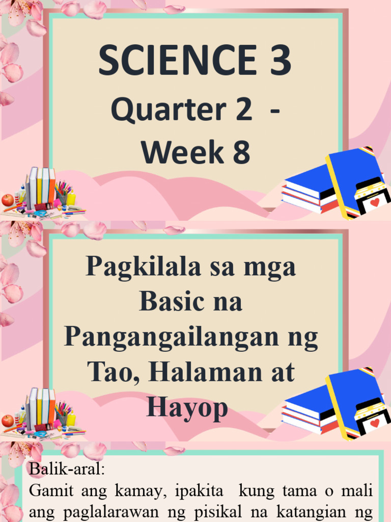 Cot2 Science 3 Q2 W8 | PDF