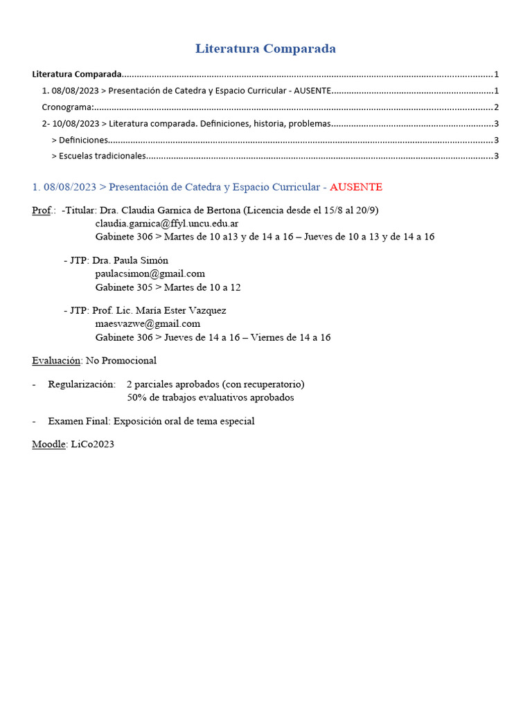 Literatura Comparada | PDF