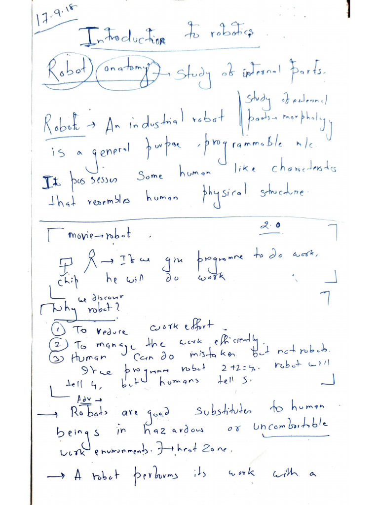 Common Robot Configurations | PDF