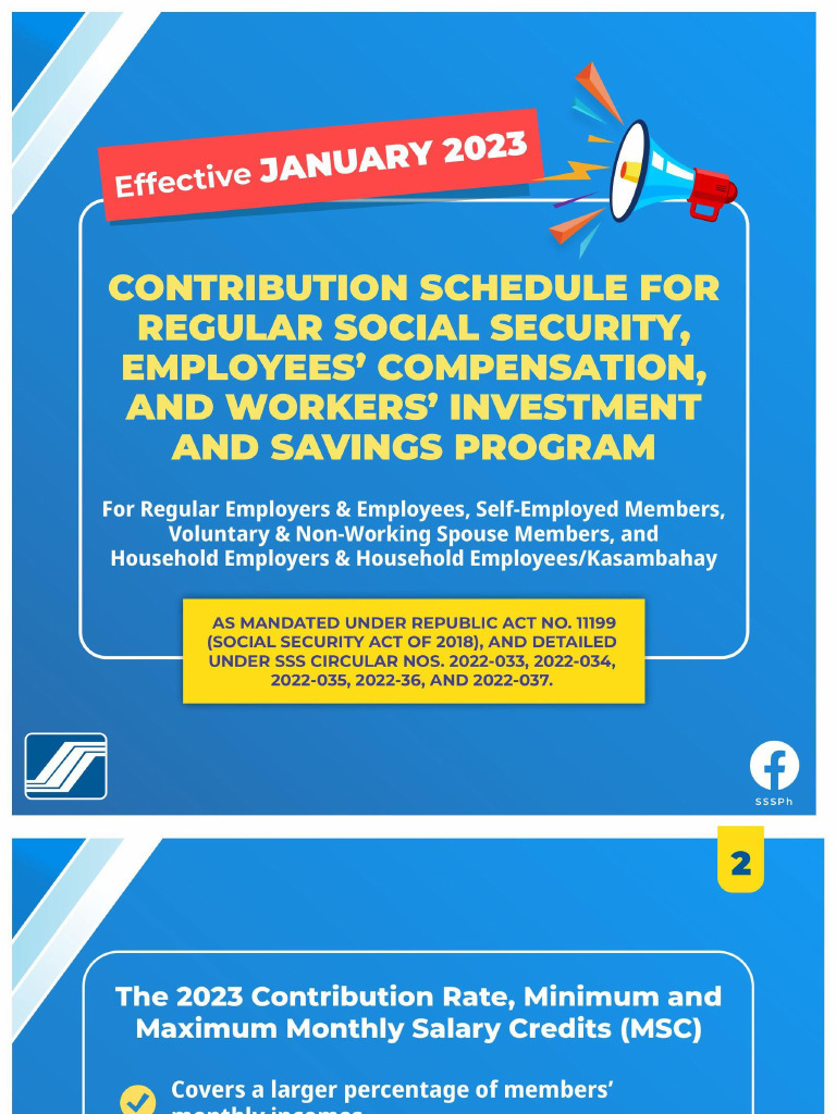 2023 Contributions Table | PDF